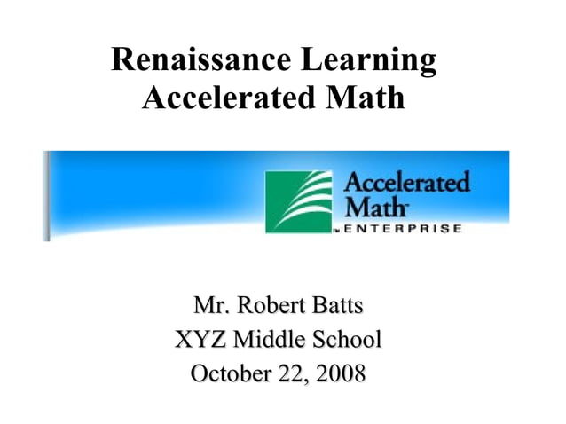 Accelerated Math | PPT