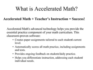 Accelerated Math | PPT