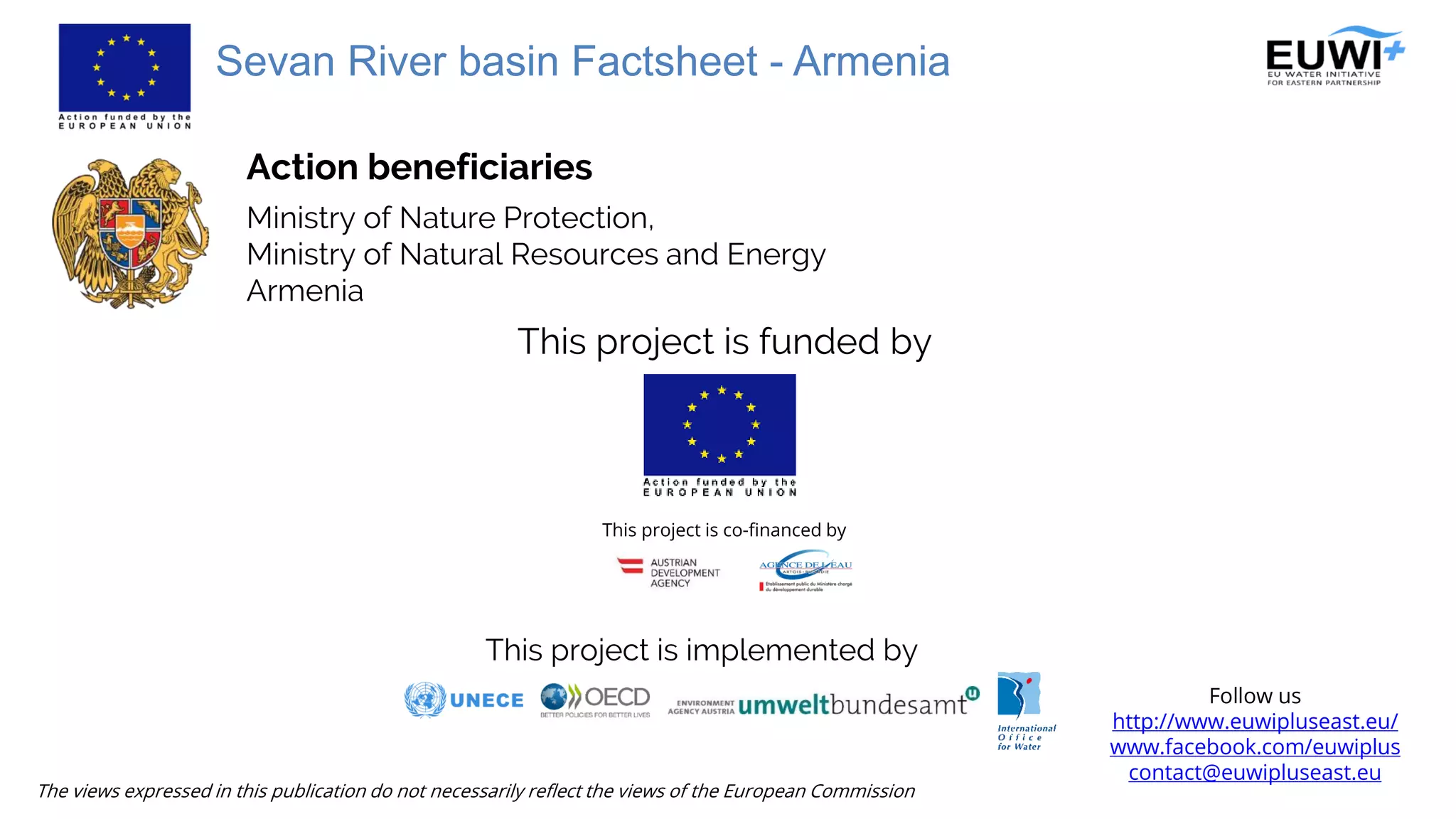 Sevan Lake River Basin - Factsheet | PPT