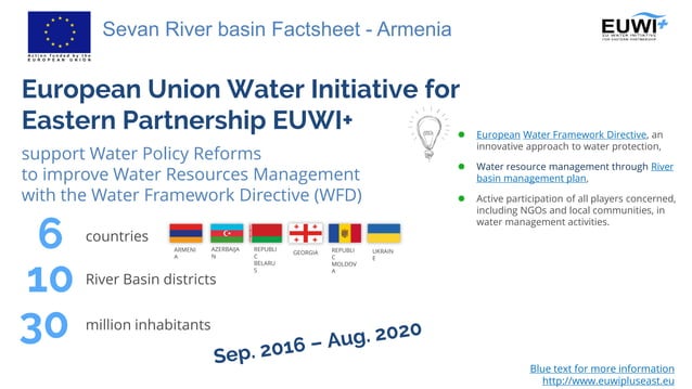 Sevan Lake River Basin - Factsheet | PPT