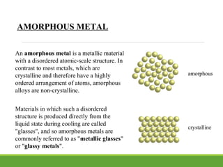 Amorphous Metal Knife
