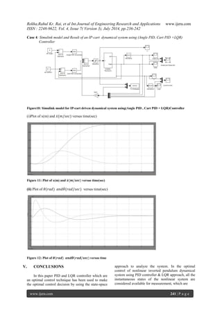 Design and Simulation of Different Controllers for Stabilizing Inverted Pendulum System | PDF ...