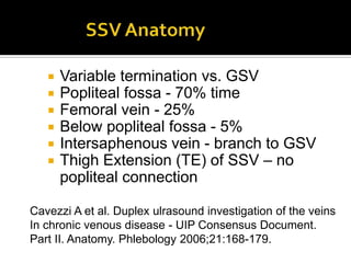 SSV: Anatomy & Pathophysiology | PDF