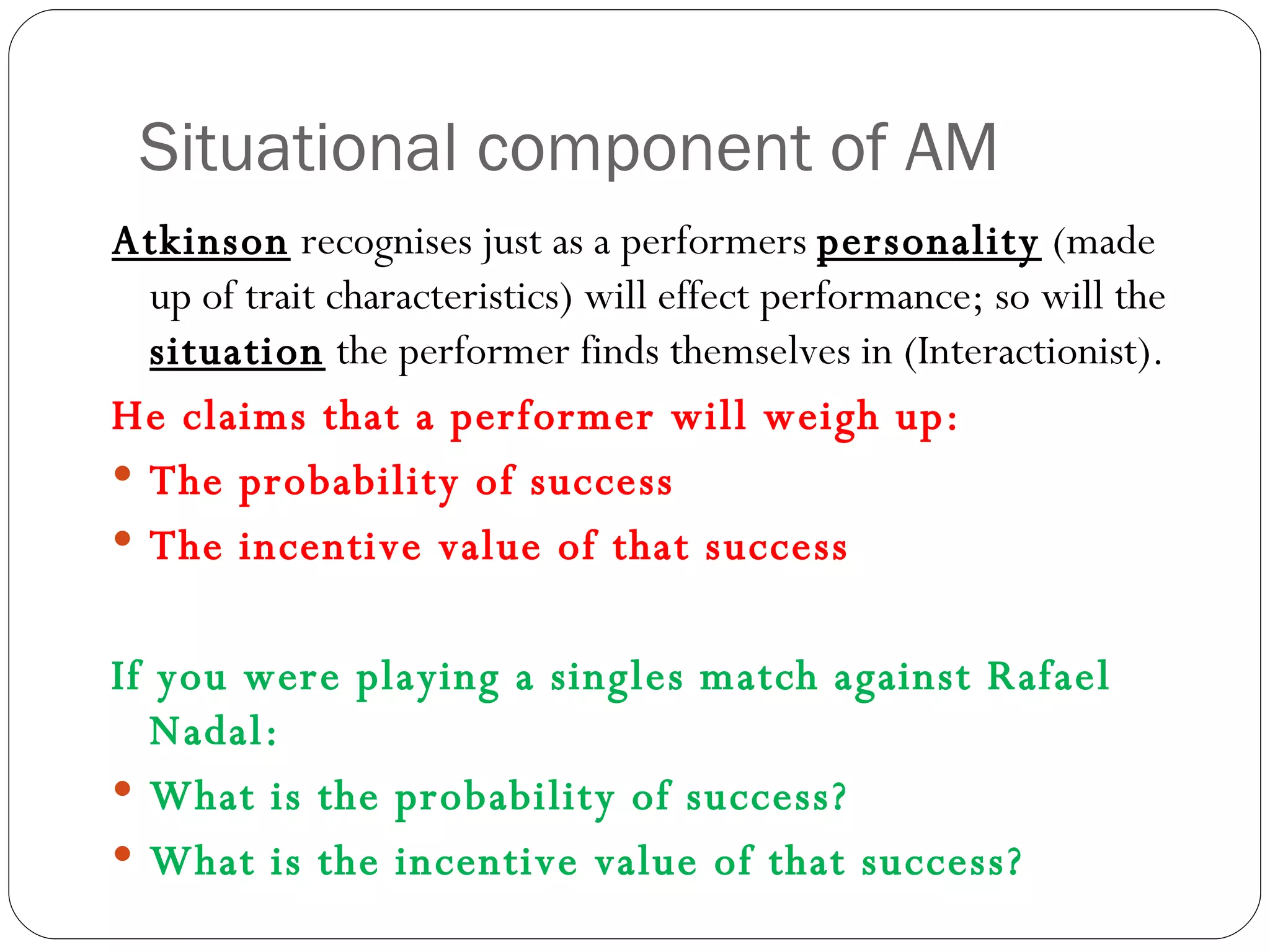 Achievement Motivation | PPT