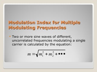 Amplitude modulation and frequency modulation | PPT