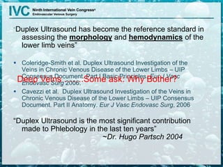 Detecting Deep Venous Disease with Duplex Ultrasound | PDF