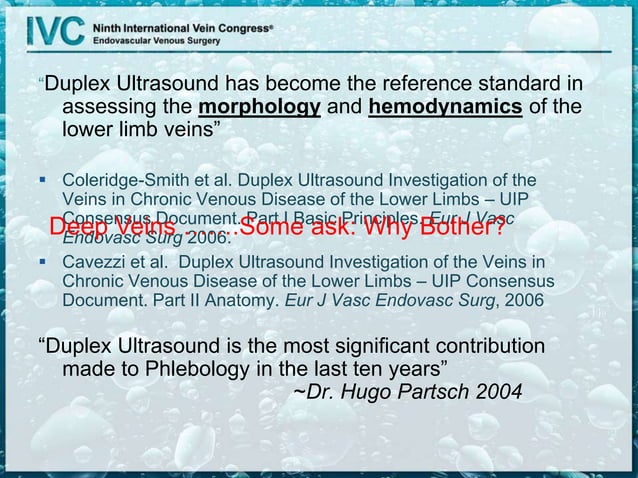 Detecting Deep Venous Disease with Duplex Ultrasound | PDF | Medical Health