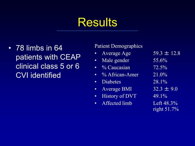 Diagnosis of Llio-caval Venous Obstruction: Causes of Venous ...