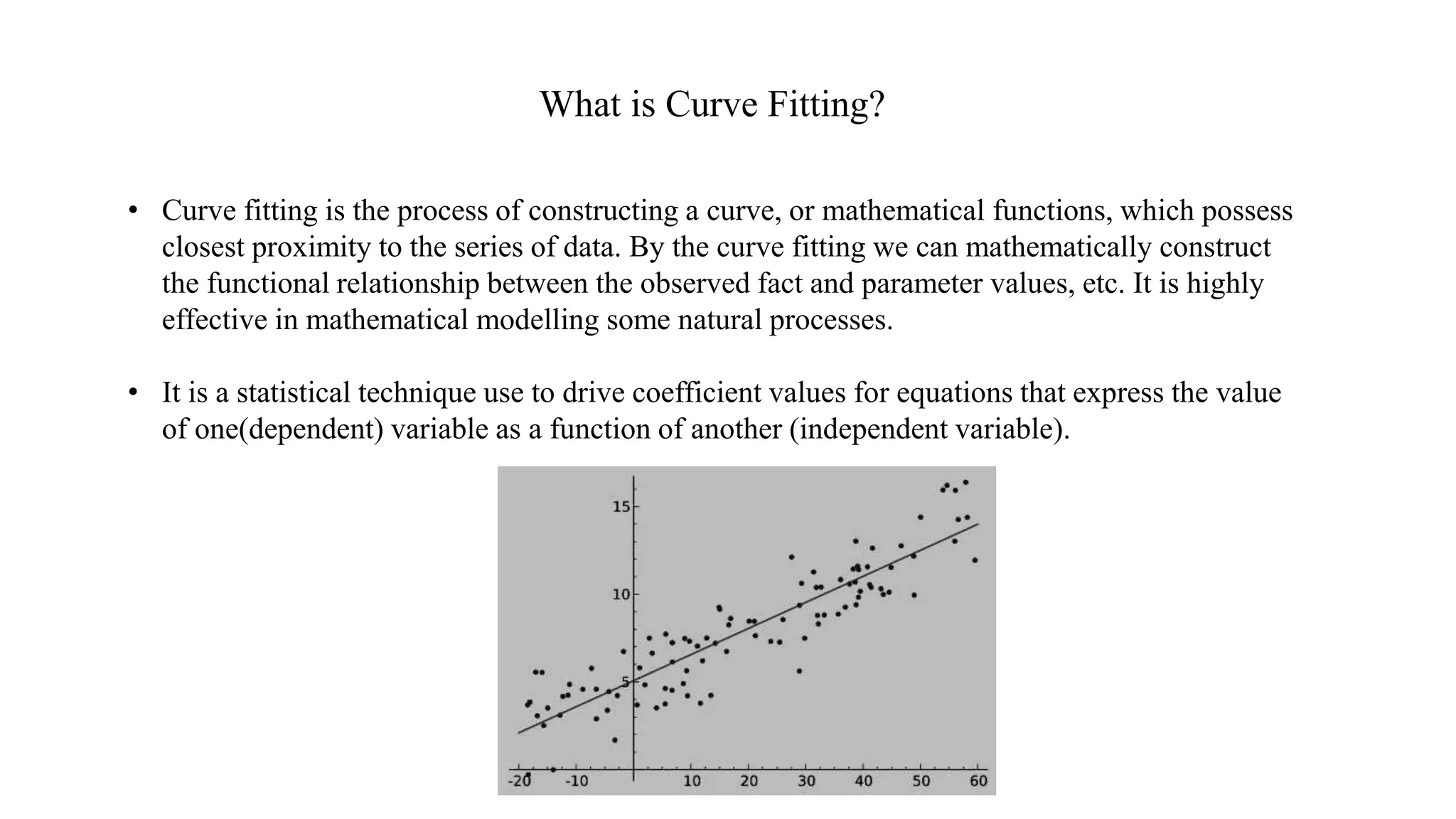 Curve Fitting | PPTX