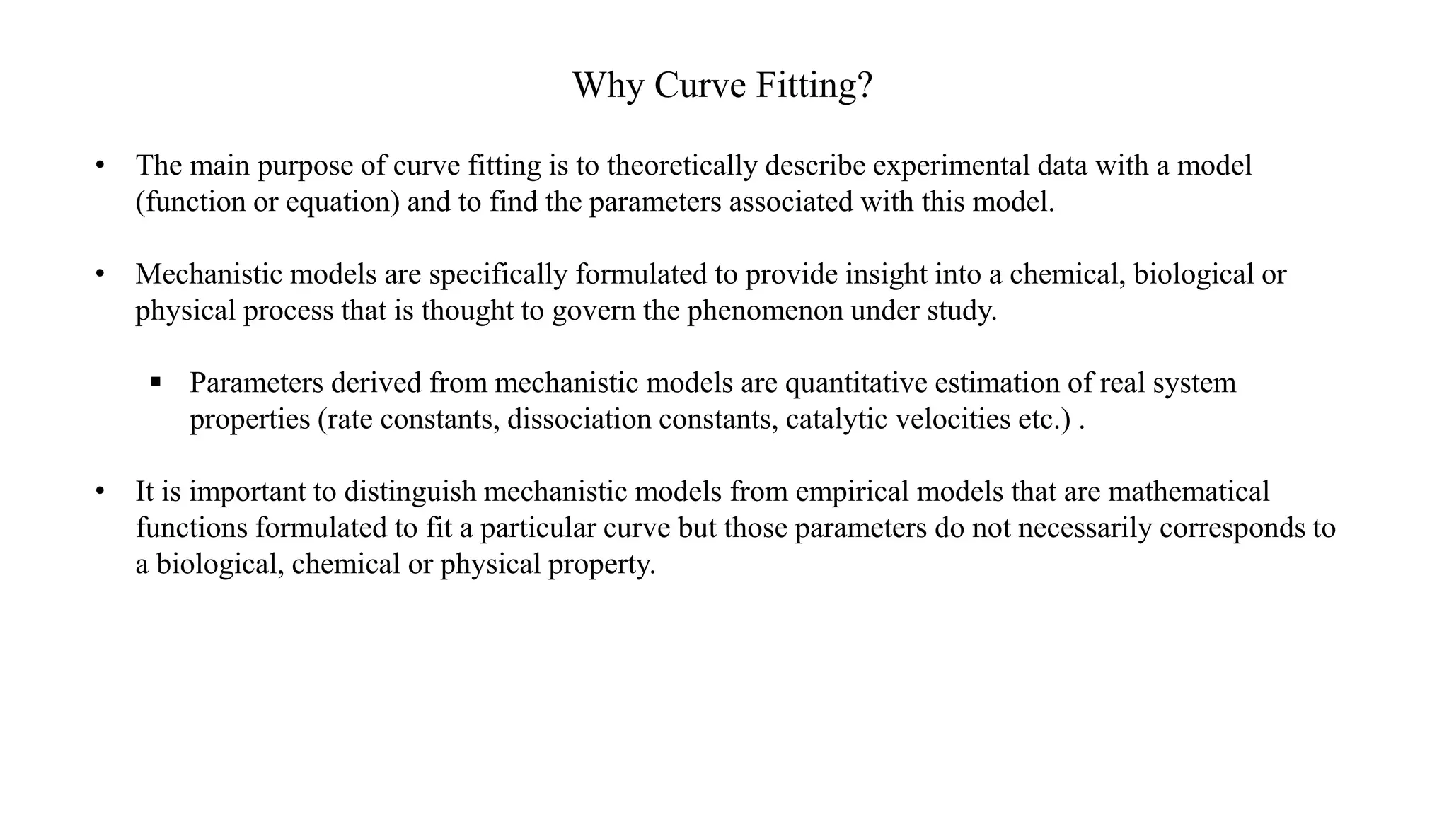 Curve Fitting | PPTX