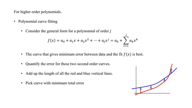 Curve Fitting | PPTX