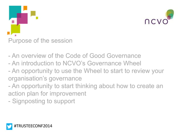 The Governance Wheel: In control; clear direction | PPTX