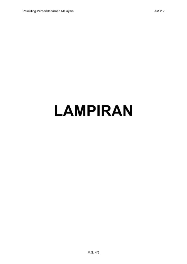 Am 2 tatacara pengurusan aset alih kerajaan [penuh] | PDF