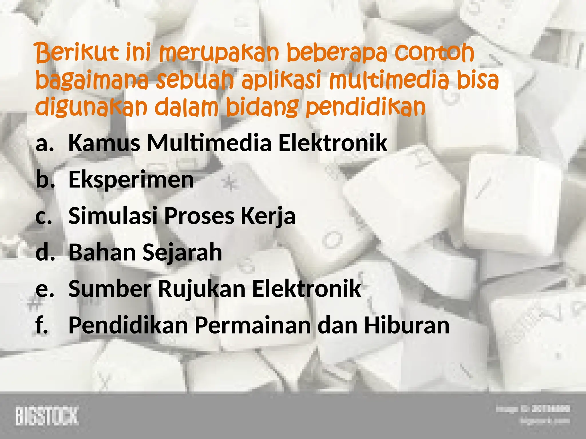 aplikasi multimedia dalam bidang pendidikan pptx | PPTX