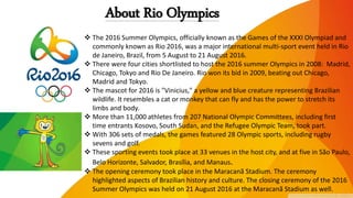 India at Rio Olympics 2016 | PPT