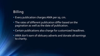 Internship at AMA | PPT