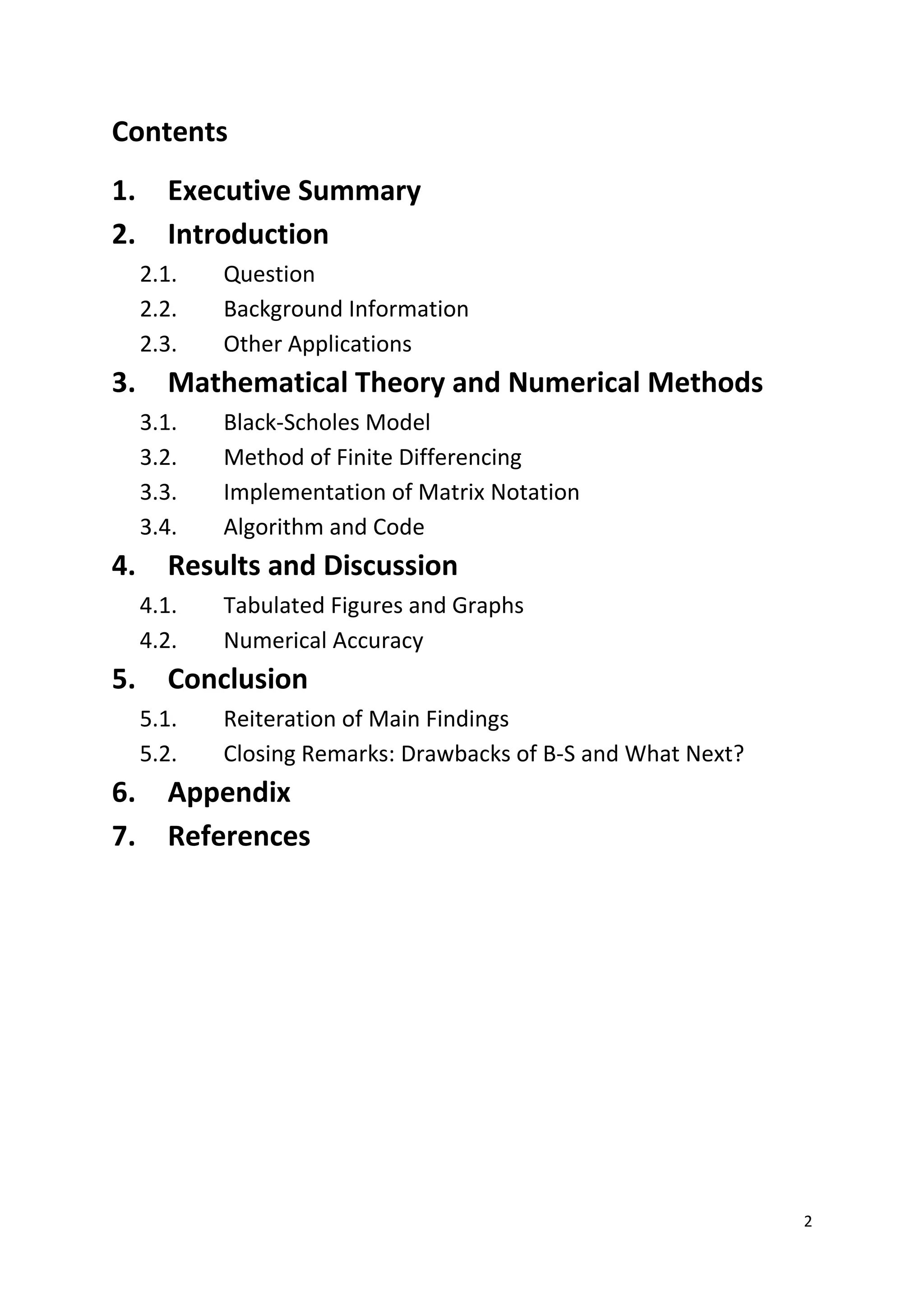 Solution to Black-Scholes P.D.E. via Finite Difference Methods (MatLab) | PDF