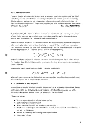 Solution to Black-Scholes P.D.E. via Finite Difference Methods (MatLab) | PDF