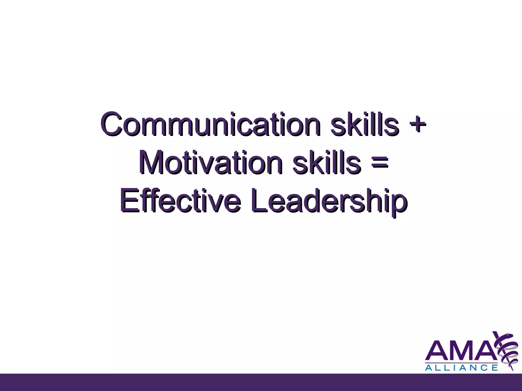 Communicate to Motivate | PPT