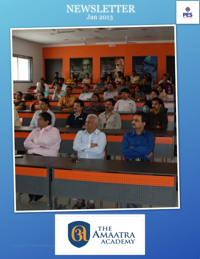 Newsletter, The Amaatra Academy - January 2013 | PDF