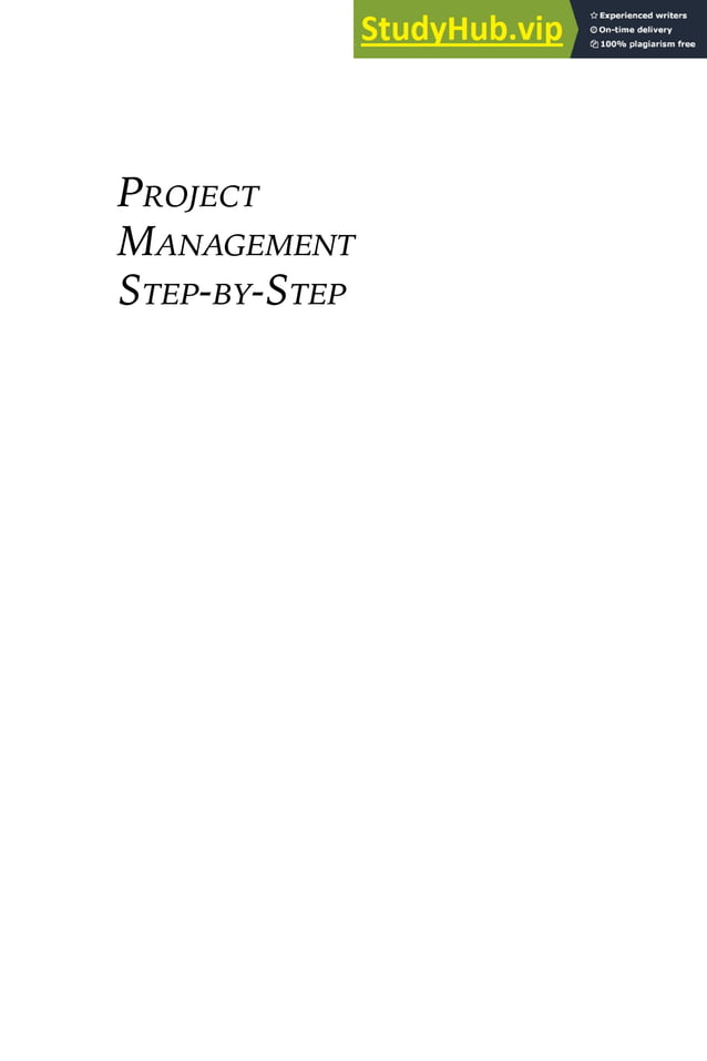 Amacom - Project Management Step By Step | PDF | Civil Engineering Industry | Industries