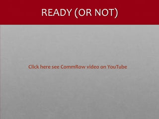 CommRow Presentation for Reno-Tahoe AMA | PPT