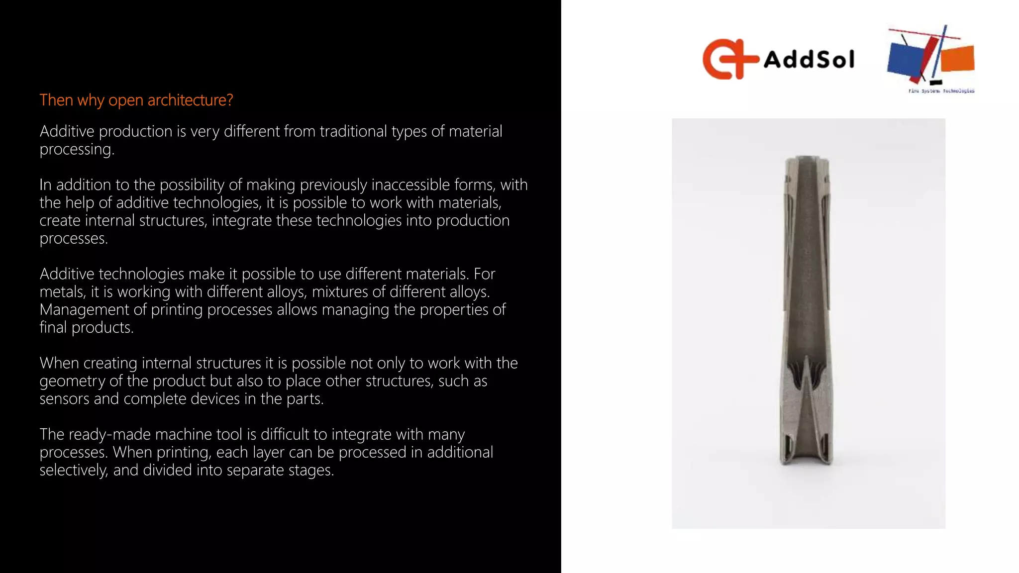 Additive manufacturing. Open architecture | PPT