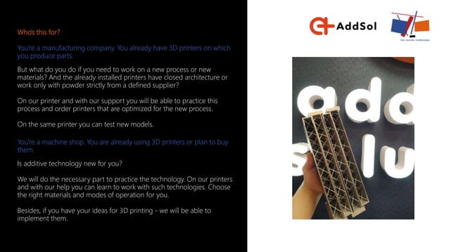 Additive manufacturing. Open architecture | PPT