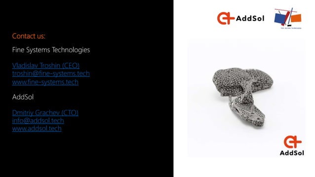 Additive manufacturing. Open architecture | PPT