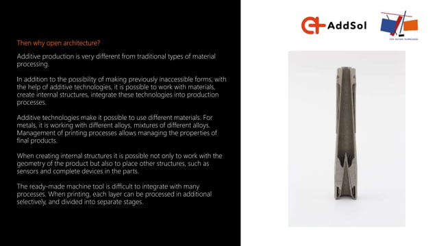 Additive manufacturing. Open architecture | PPT