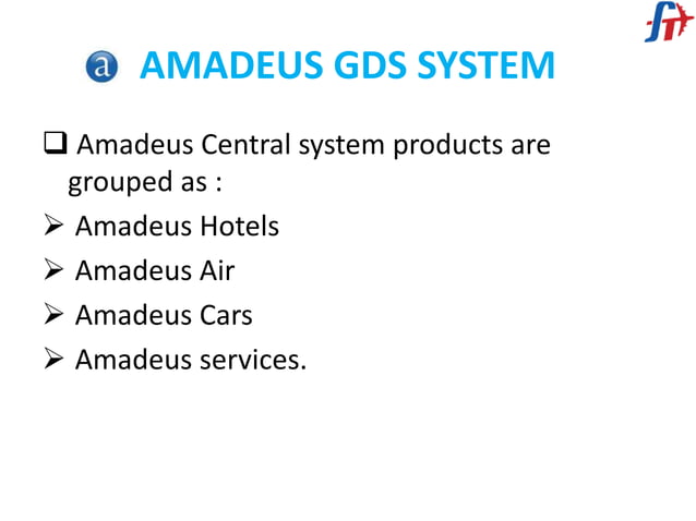 Amadeus GDS | PPTX