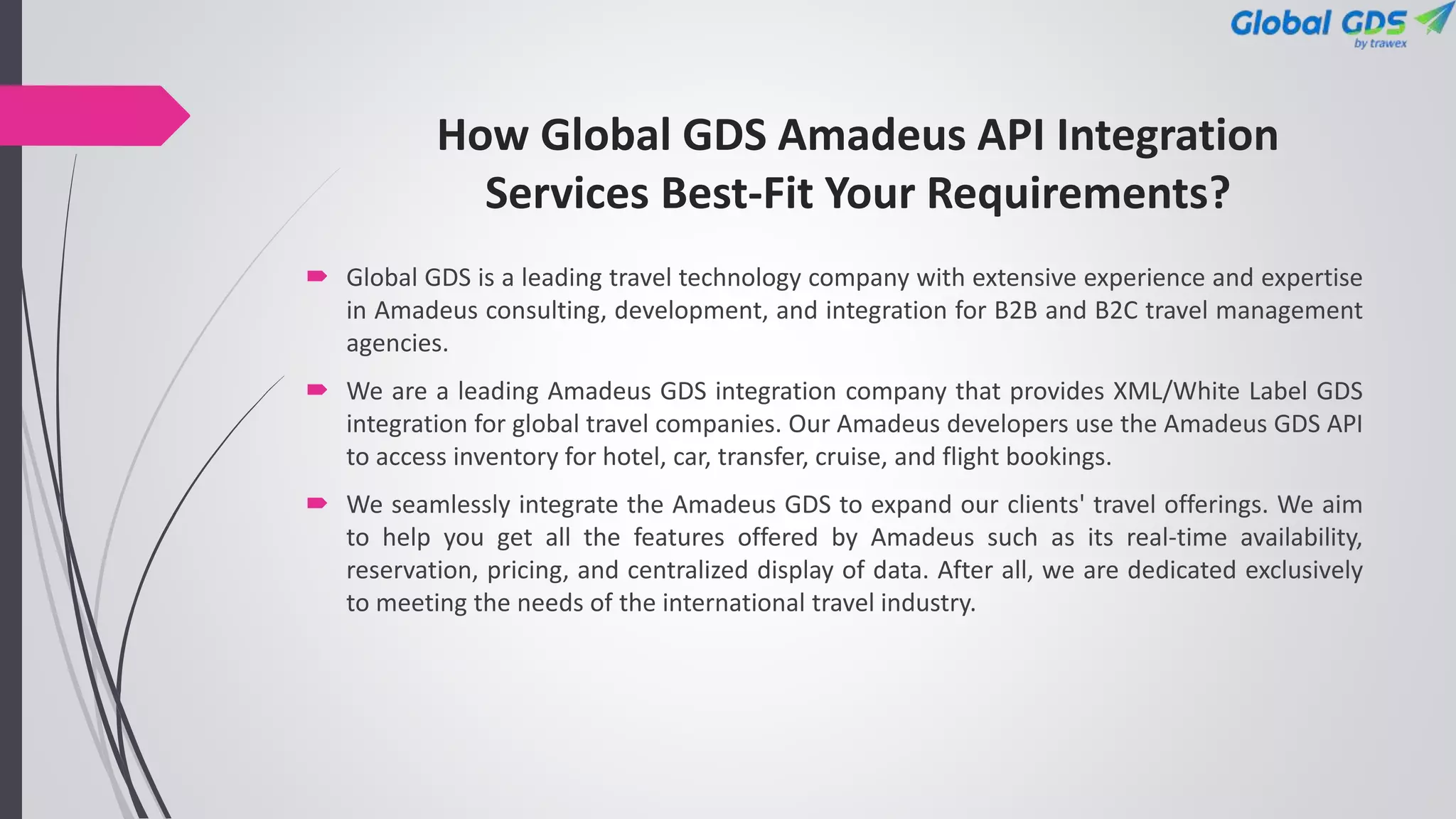 Amadeus API Integration | PPT