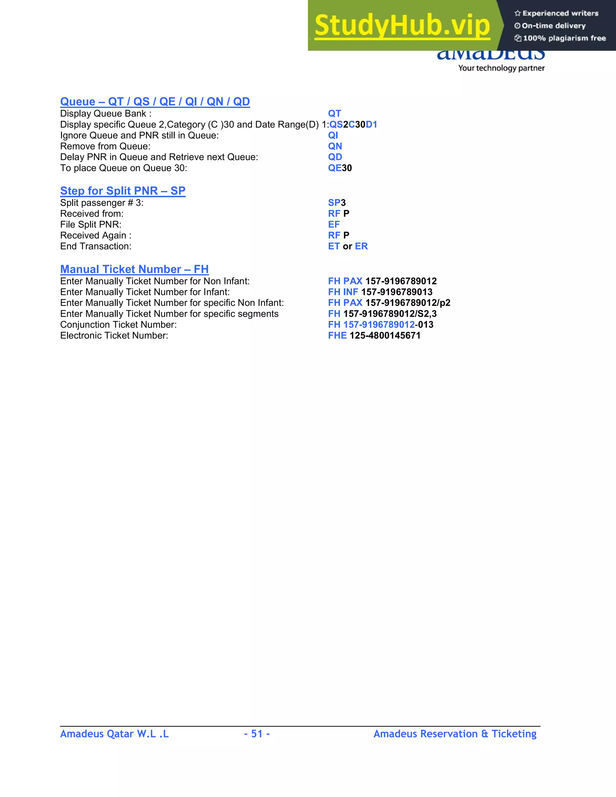Amadeus Basic Training Manual | PDF