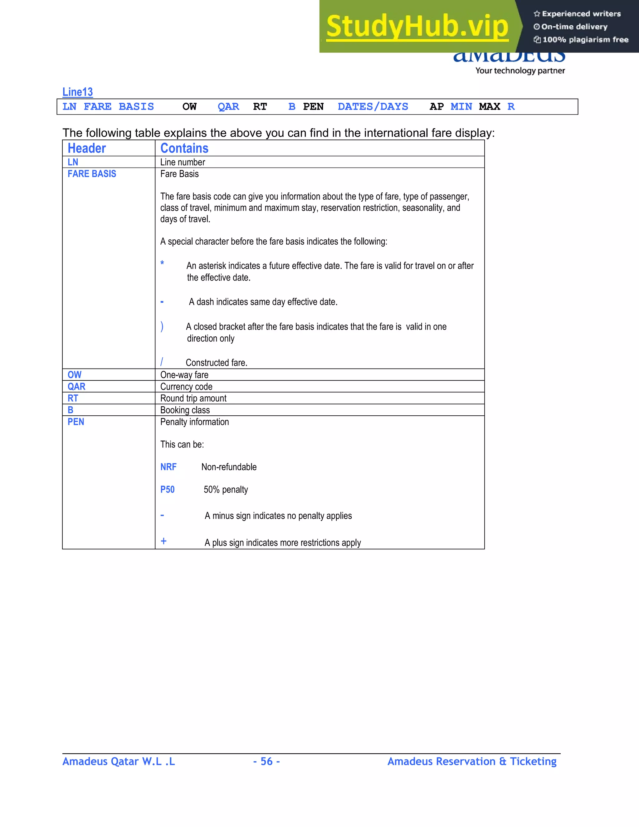 Amadeus Basic Training Manual | PDF