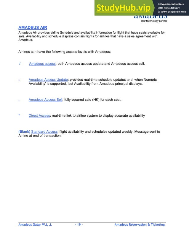 Amadeus Basic Training Manual | PDF | Air Travel | Travel Type