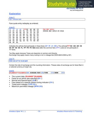 Amadeus Basic Training Manual | PDF