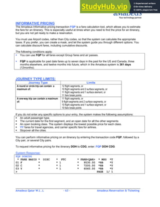 Amadeus Basic Training Manual | PDF