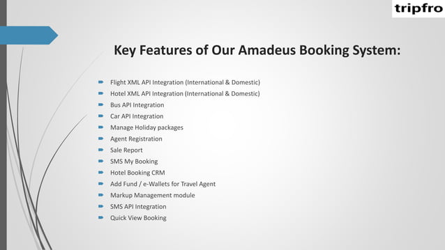 Amadeus Flight Booking | PPT