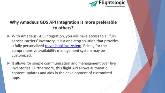 Amadeus GDS API Integration.pptx