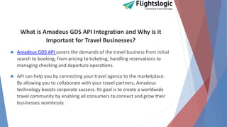 Amadeus GDS API Integration.pptx