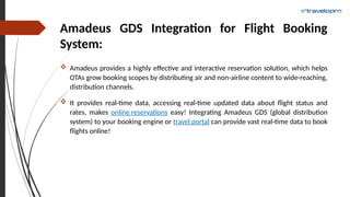 Amadeus GDS Integration | Amadeus Travel API.pptx