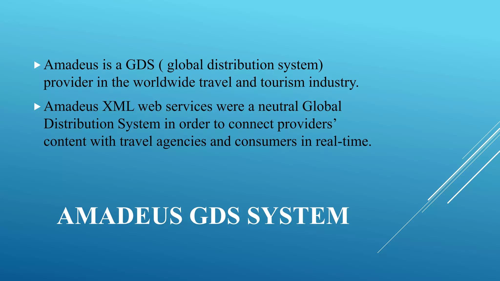 Amadeus GDS | PPTX