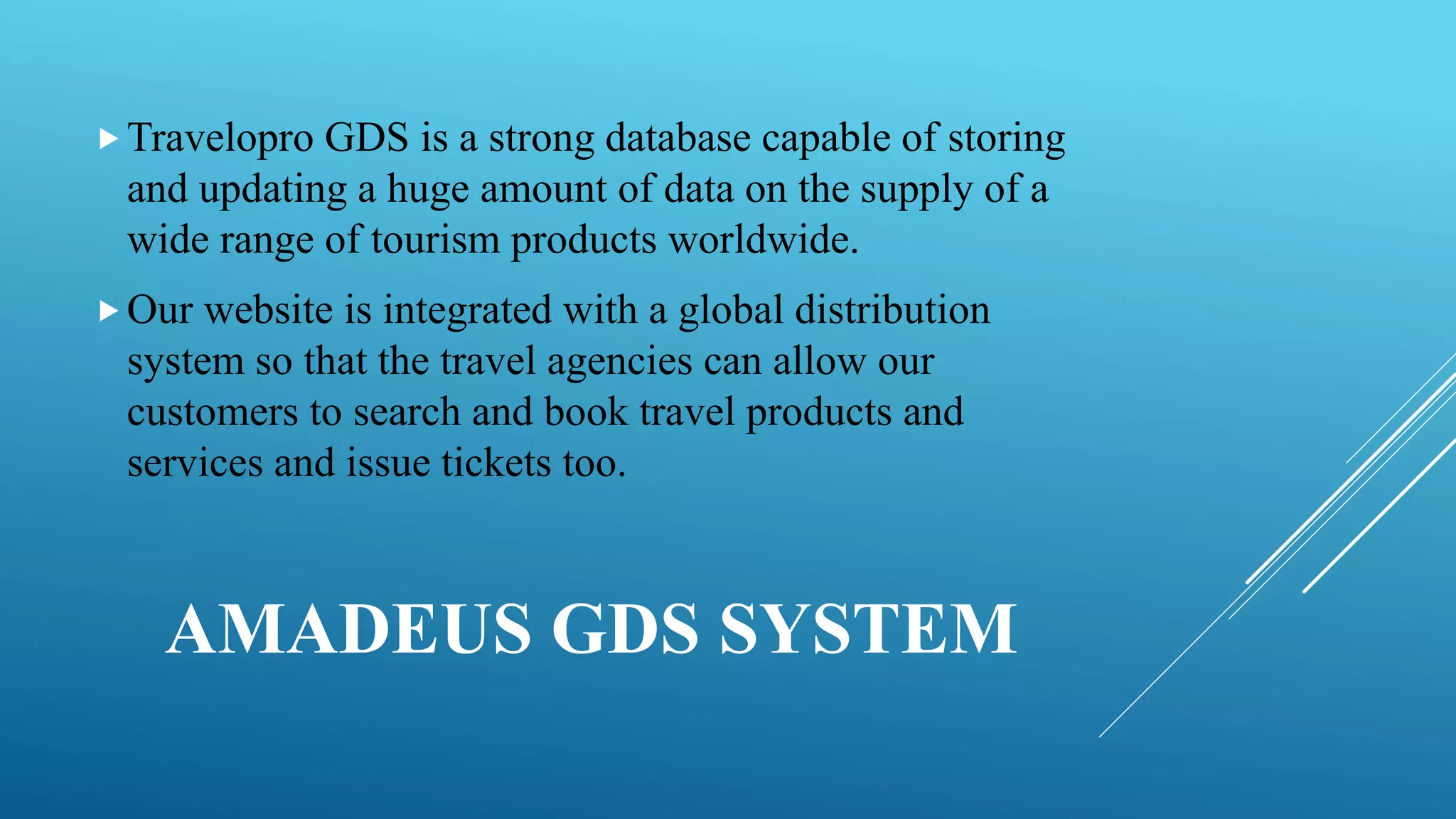 Amadeus GDS | PPTX