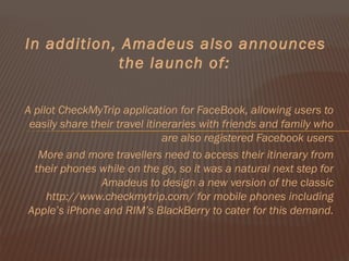 Amadeus general knowledge | PPT