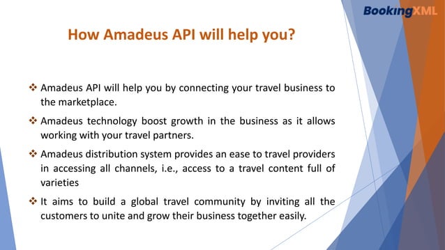Amadeus Hotel API.pptx | Free Download