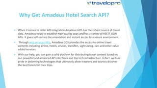 Amadeus Hotel Search API | PPT