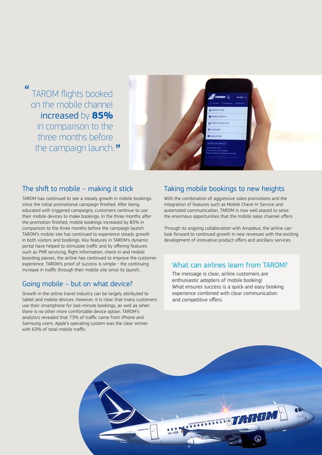 Amadeus mobile solutions for airlines | PDF | Air Travel | Travel Type