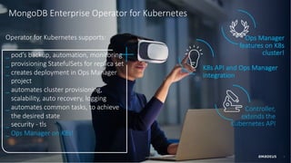 MongoDB .local Munich 2019: Mastering MongoDB on Kubernetes – MongoDB ...