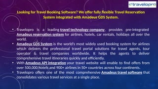 Amadeus Reservation System | Amadeus Airline Reservation System | PPTX