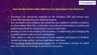 Amadeus Reservation System | Amadeus Airline Reservation System | PPTX